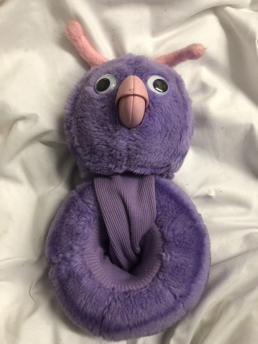 Vtg 1985 Teddy Ruxpin PURPLE FOB Worlds Of Wonder Hand Puppet Plush ...