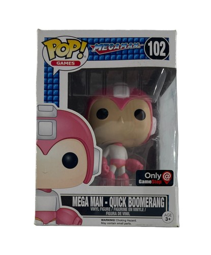 Funko Pop! Megaman Quick Boomerang #102 Game Stop Exclusive | eBay