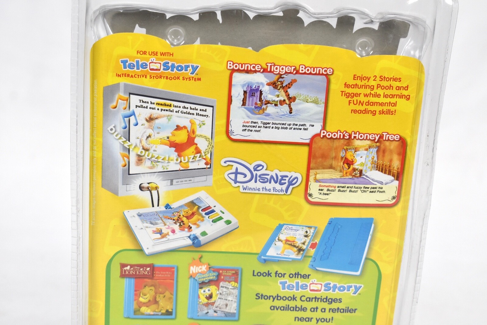Disneys Winnie The Pooh Telestory Storybook & Cartridge 2 Stories New ...