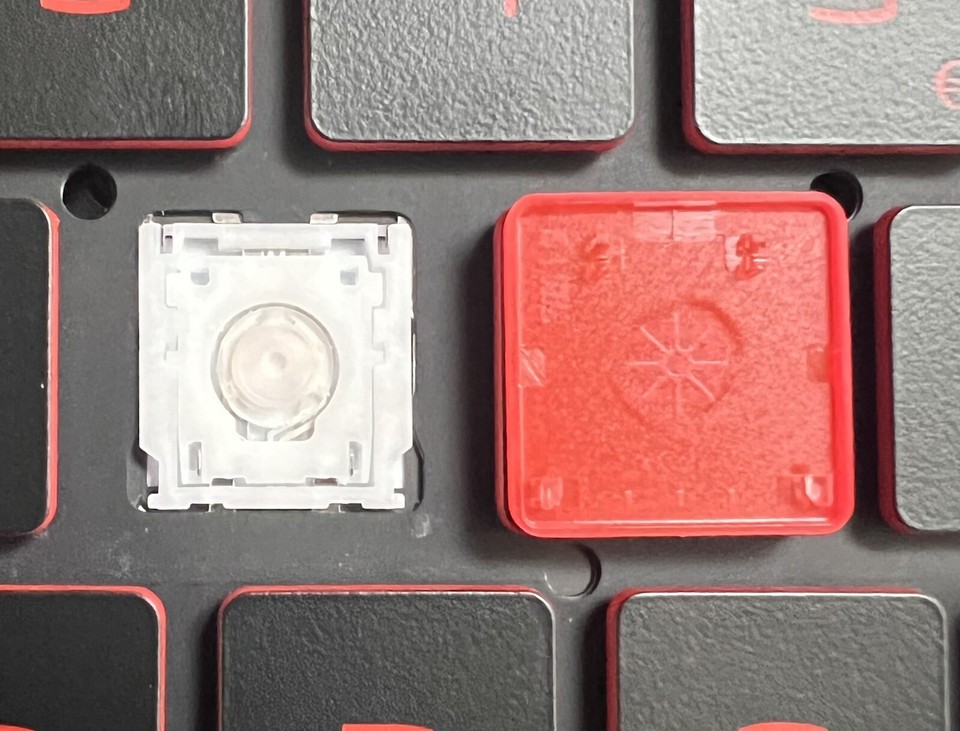 MSI GF65 Thin 95D GAMING LAPTOP KEYBOARD BACKLIT SINGLE REPLACEMENT ...