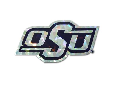 Oklahoma State University OSU Silver Decal Emblem - Includes two | eBay