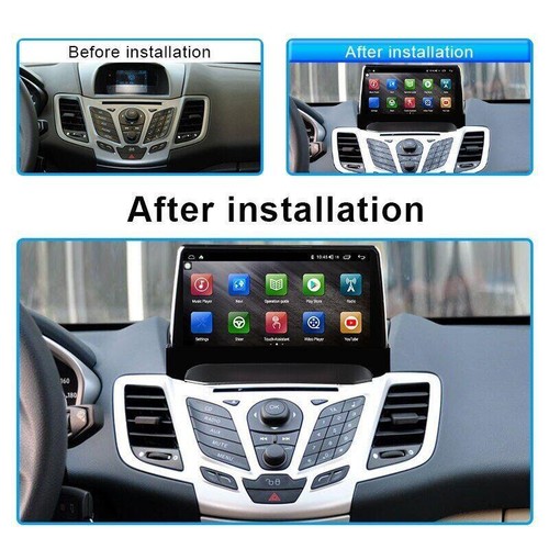 9" Touchscreen Radio Android Gps Navigation Carplay For Ford Fiesta Mk7 ...