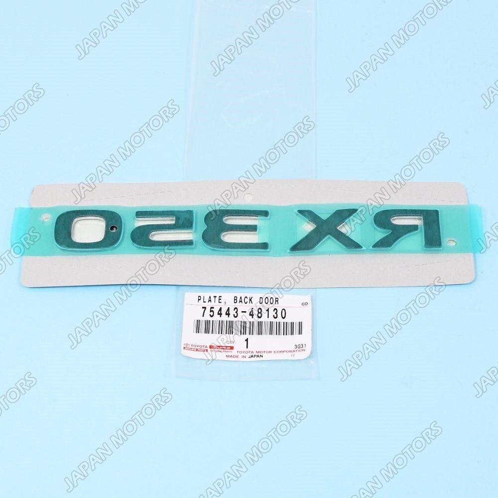 New Genuine OEM Toyota Lexus RX350 Back Door Chrome Emblem Nameplate ...