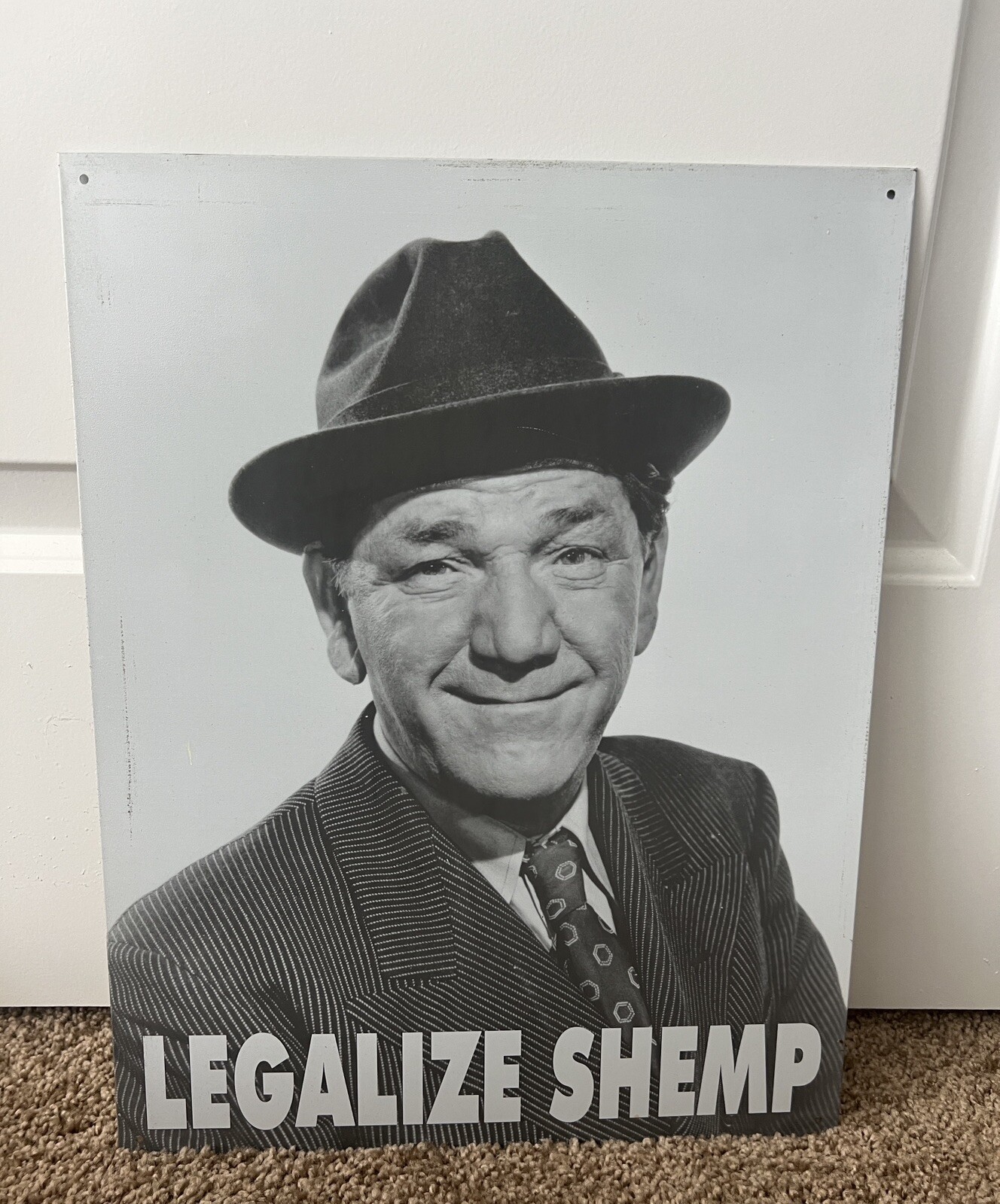 The Three Stooges Wall Mount Metal Sign -- Legalize Shemp | eBay