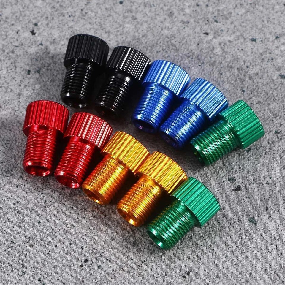 10 Pack Presta to Schrader Valve Stem Adapter Converter Bicycle Bike ...
