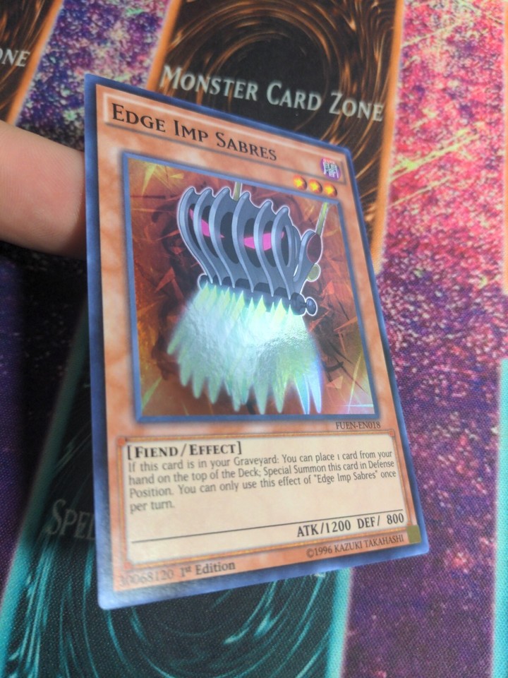 Yu-Gi-Oh! Edge Imp Sabres Fusion Enforcers FUEN-EN018 1st Edition Super ...