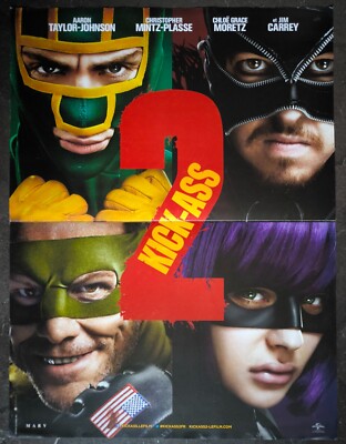 Kick Ass 2 Chloe Grace Moretz Aaron Taylor Johnson Original French