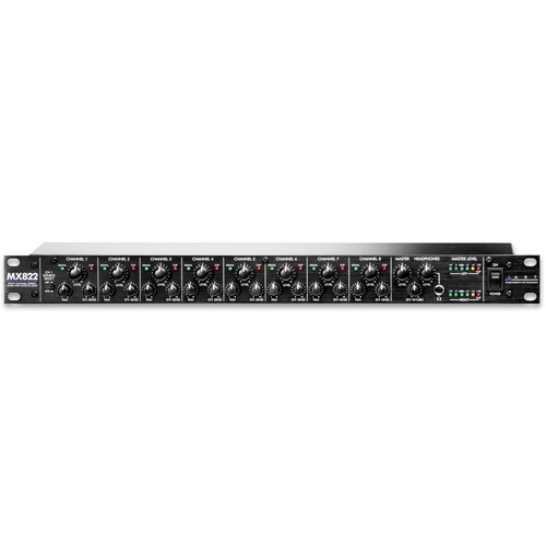 ART MX822 8-Channel Stereo Rackmount Mixer with Effects Loop MX-822 ...