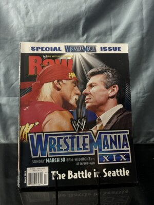 WWE WWF Raw Magazine Wrestlemania 19 SEE DESCRIPTION | eBay