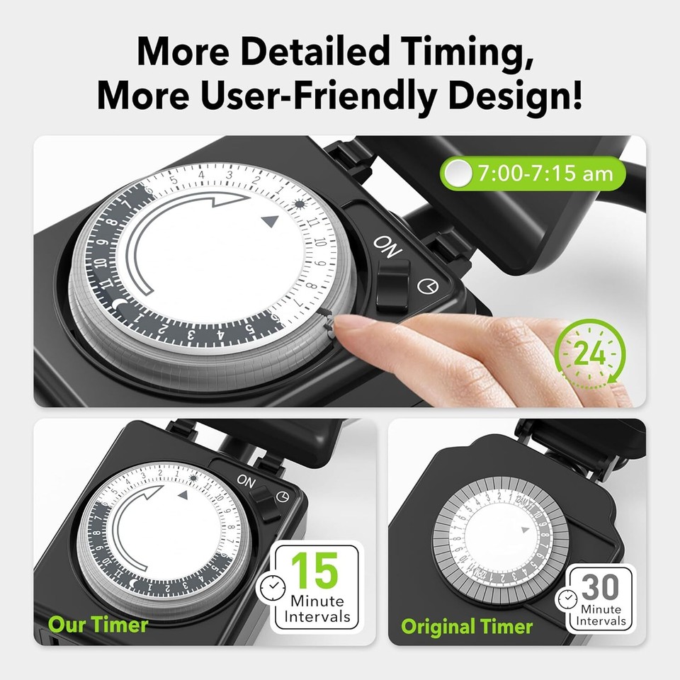 BN-LINK 7 Day Outdoor Heavy Duty Digital Programmable / Mechanical ...