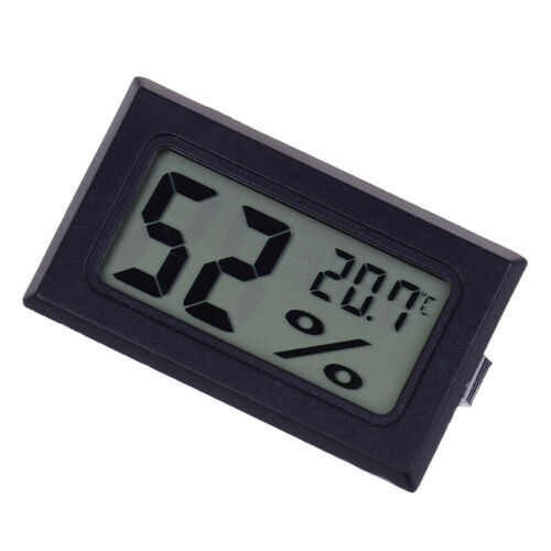 Small size digital lcd thermometer hygrometer humidity temp meter ...