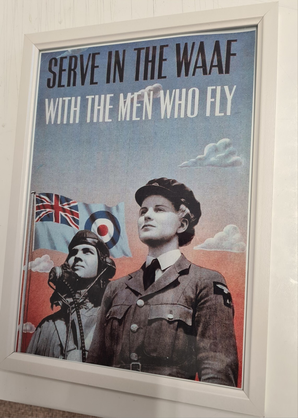 WAAF RAF Ww2 Poster Art framed A4 repro | eBay UK
