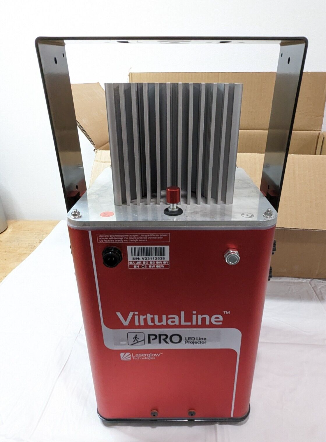 LASERGLOW VirtuaLine PRO Line Projector V2 Red Standard Angle Lens ...