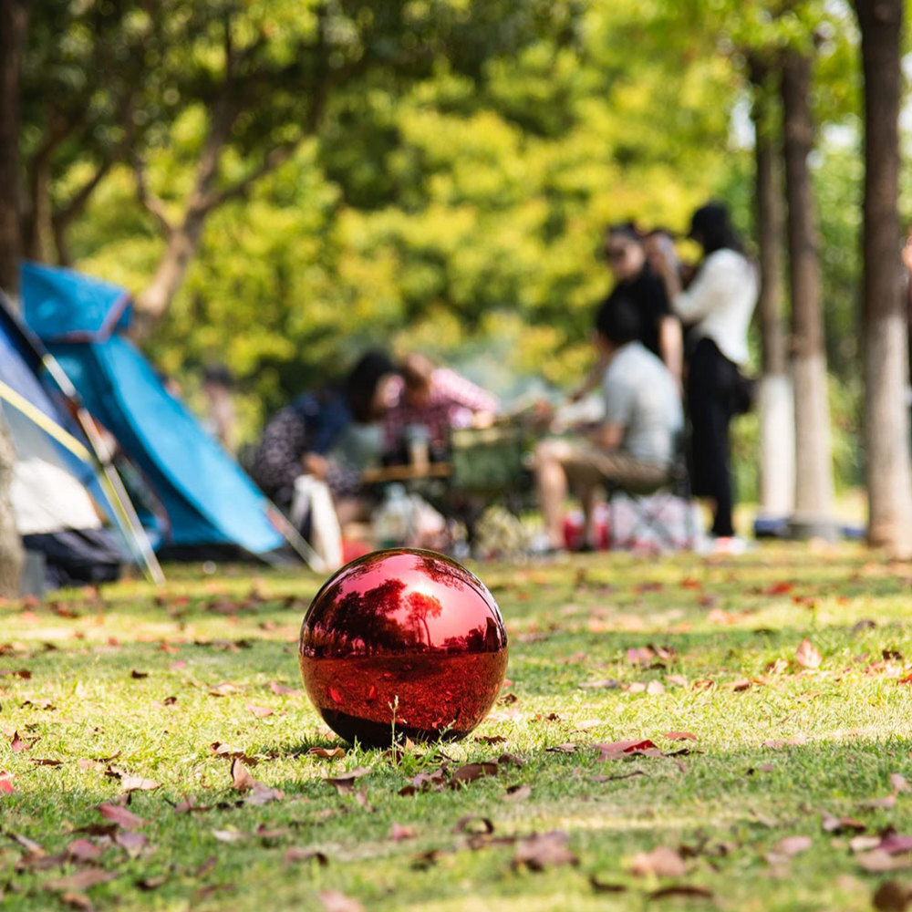 Reflective Garden Sphere Inflatable Mirror Ball Giant Gazing Metal | eBay