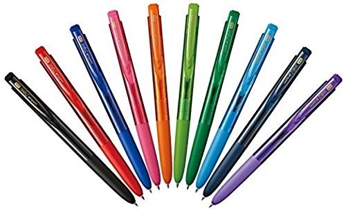 Uni Ball Signo RT1 Gel Ink Pen 10 Color Set Fine Point 0.5mm ...