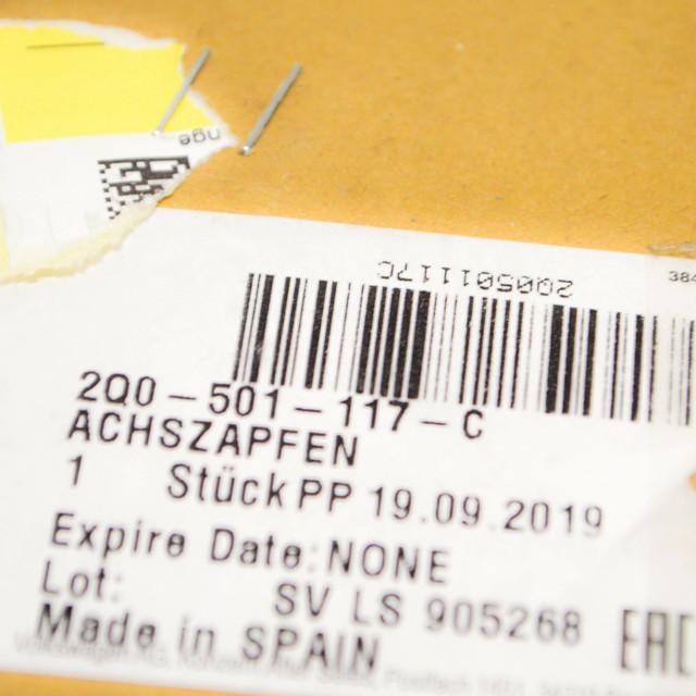 OEM Volkswagen Polo 6r Rear Axle Beam Pivot Stub Axle 2Q0501117C ...