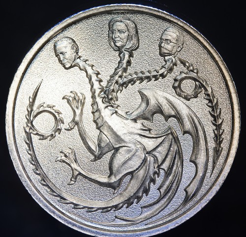 2021 3-Headed Dragon Inflation is Coming 1oz 999 FINE Silver art bar ...