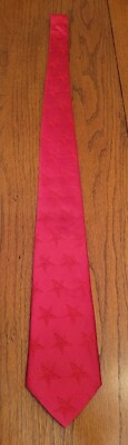 Necktie Order of the Eastern Star Red with inset of OES Star | eBay