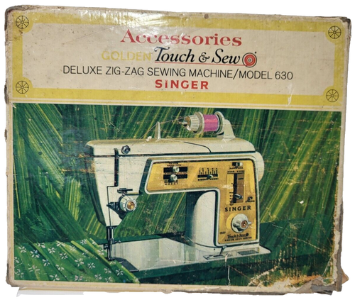 Vintage Accessories For Touch & Sew Deluxe Zig Zag SM Singer Model 630 ...