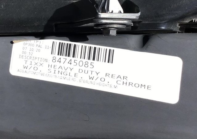 2019 2020 Chevy Silverado Chevrolet Rear Bumper Face Bar 84564756 OEM ...