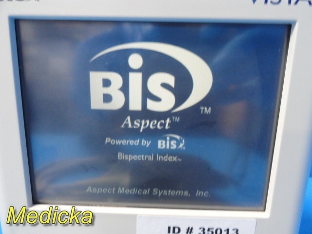 2011 Covidien Aspect Medical 185-0151 Bis Vista Monitor W/ BisX Module ...