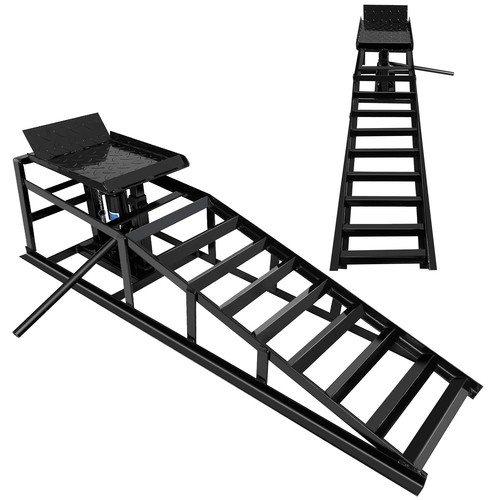 Hydraulic Car Ramps Heavy Duty 5 Ton Lift for Trucks, Auto & Garage ...