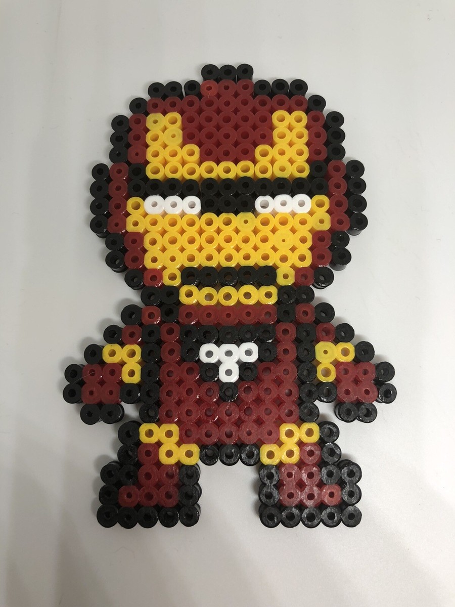 Superhero Perler Long Black Fingers : More Superhero Perler Beads