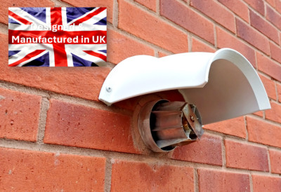 Boiler Flue Rain Cover Cowl Guard - White | eBay UK