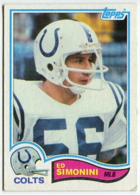 1982 Topps #20 Ed Simonini Baltimore Colts | eBay