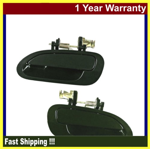Outside Door Handle For 98-02 Honda Accord Rear Pair 2pcs Dark Green ...