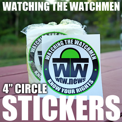 4" Circle Supporter Stickers | Watching the Watchmen | eBay