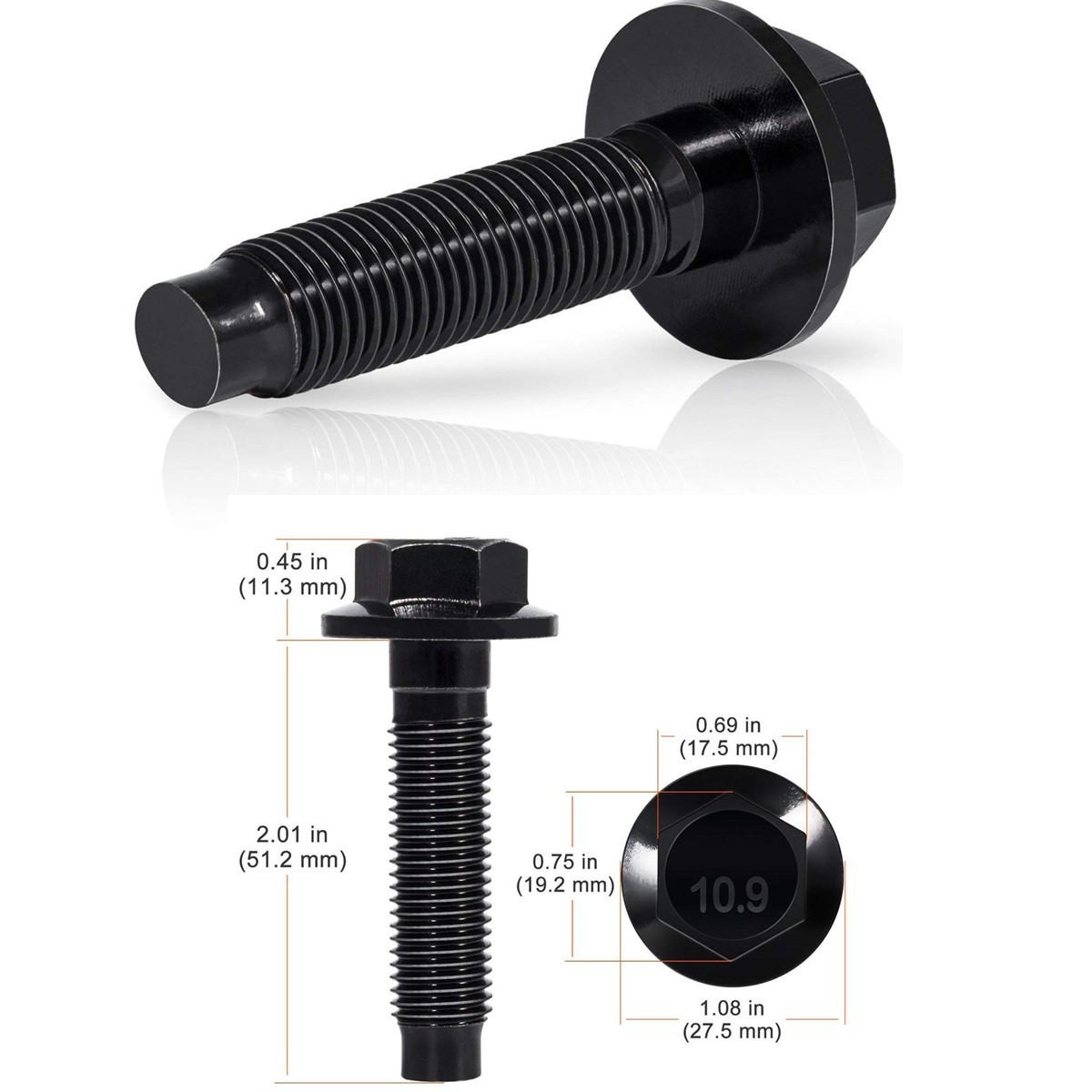 Crankshaft Pulley Bolt F5RZ-6A340-B Crank Tool For Ford Lincoln Mercury ...