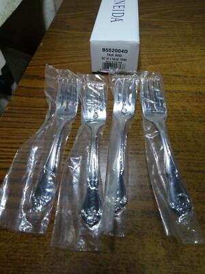 4 Oneida True Rose Salad Forks | eBay