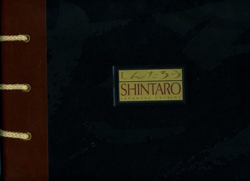 Shintaro Japanese Cuisine Wooden Menu Highland Ave Los Angeles ...