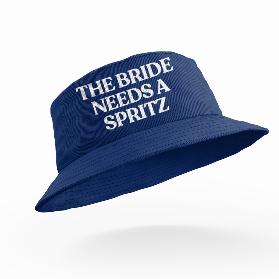 Hen Wedding Bucket Hat Bride Needs A Spritz Cocktail Party Funny Gift ...