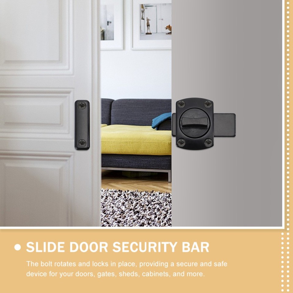 2pcs Door Latch Door Lock Latch Rotate Bolt Latch Gate Latch Safety ...