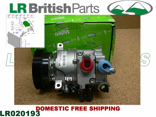 LAND ROVER A/C AIR CONDITIONING COMPRESSOR LR2 3.2L NEW LR020193 VALEO ...