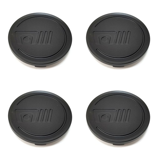 4 Motegi Racing Black Wheel Center Caps for 4/5L MR142 CS8 MR143 CS6 ...