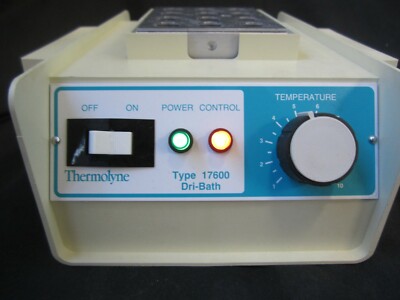 Barnstead Thermolyne Type 17600 DB17615 12 Place Heat Block Dri-Bath ...