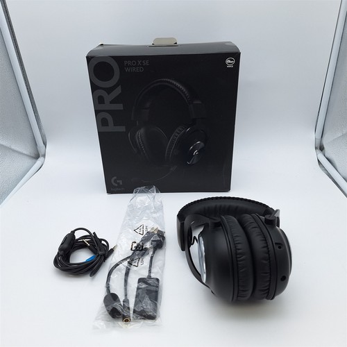 Logitech G Pro X SE Wired Gaming Headset: Blue VO!CE Detachable Boom ...