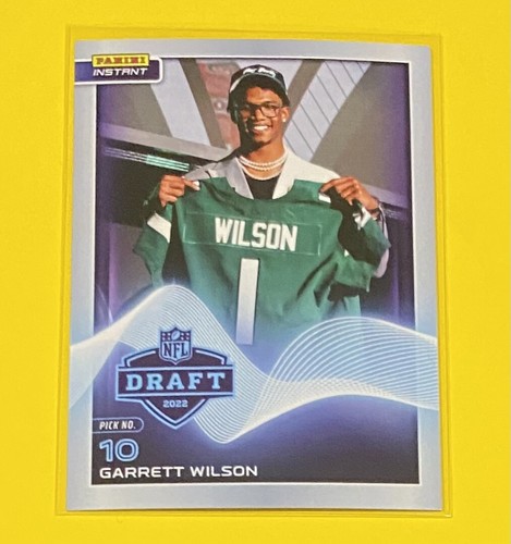 2022 Panini Instant Garrett Wilson Rookie Card DRAFT NIGHT 1/992 SP ...