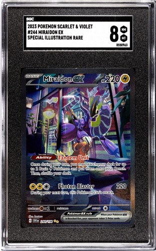 SGC 8 2023 Pokemon Scarlet & Violet #244 Miraidon ex Special ...