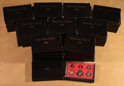 1982 United States 5-Coin Proof Sets in Original Packaging - 46 Sets | eBay