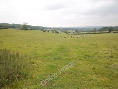 Photo 6x4 Down the valley Adlestrop The footpath, part of both the ...