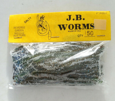 JB Worms - 4" PT, Soft Plastics - R Green Weenie 50 Count - Fishing ...