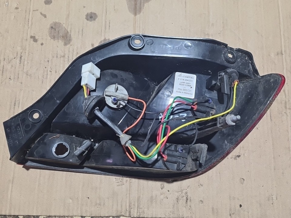 PROTON SAVVY MK1 2006 NS REAR LIGHT F014004531 PASSENGER SIDE REF:V2610 ...