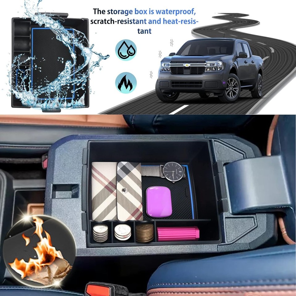 Center Console interior For 2022-2026 Ford Maverick accessories（ABS ...