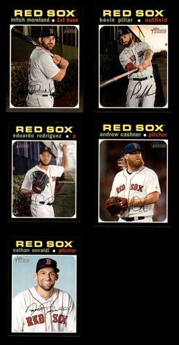 2020 Topps Heritage Boston Red Sox Team Set 8 - NM/MT 6356893 | eBay