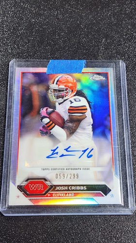2023 Topps Composite - Topps Chrome Autographs Josh Cribbs #TCA-JC ...