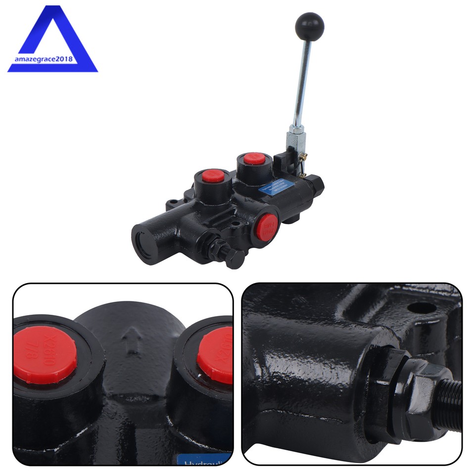 1 Spool 21 GPM Hydraulic Log Splitter Control Valve High Speed with ...